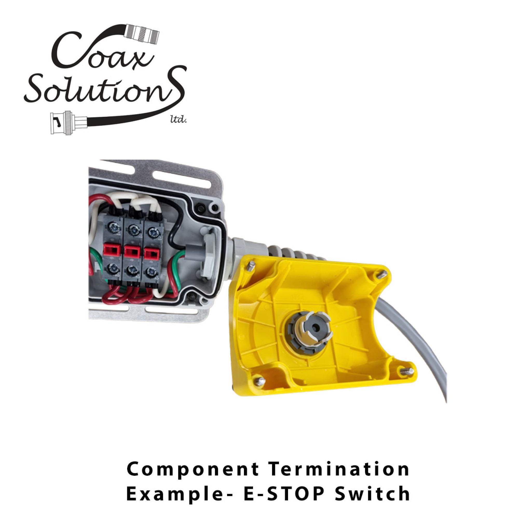 Component Termination - Example E STOP Switch - Component Termination - Example E STOP Switch